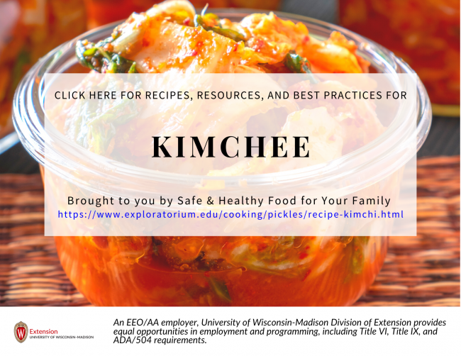 Kimchee (kimchi) – Extension Winnebago County