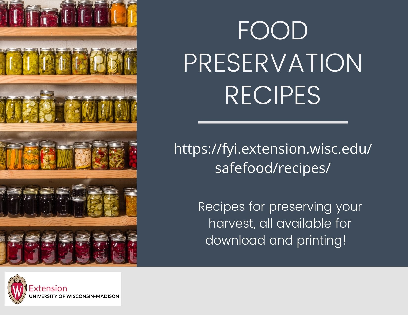 Food Preservation Recipes – Extension Winnebago County